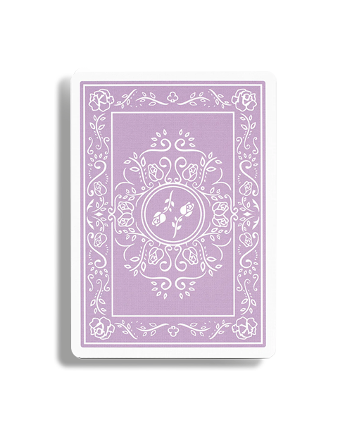 Black Roses (Lavender) – House of Playing Cards